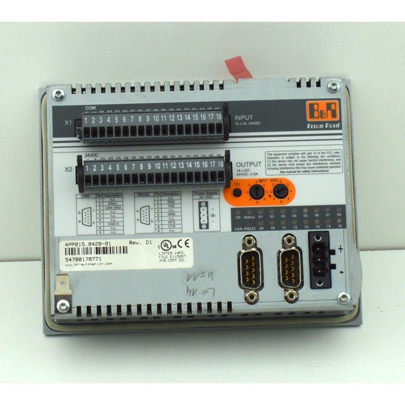 B&R PP15. HMI-Leistungspanel