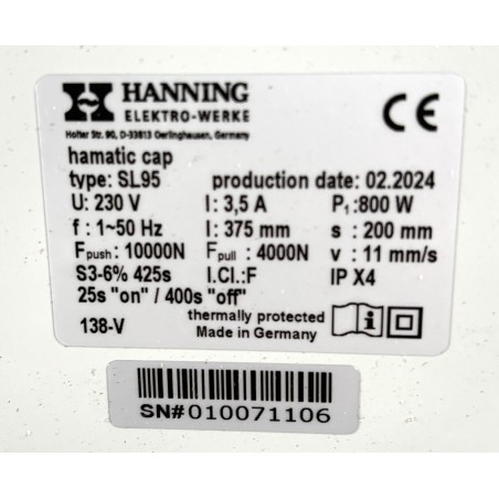 SL95-138 Hanning (Slave)