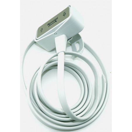 Air hand switch 1-gang Hanning with hook